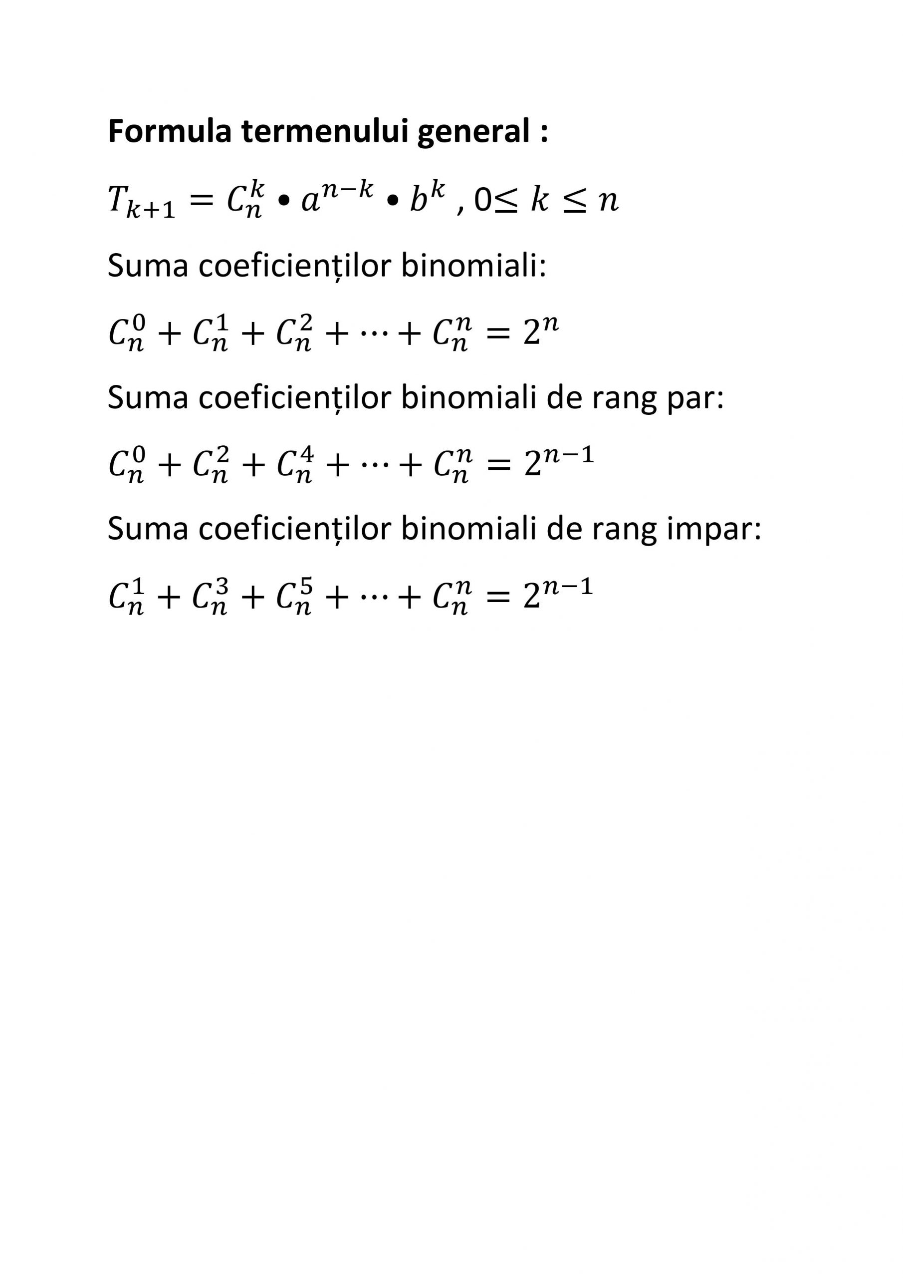 Teorie Liceu – Laboratorul De Mate